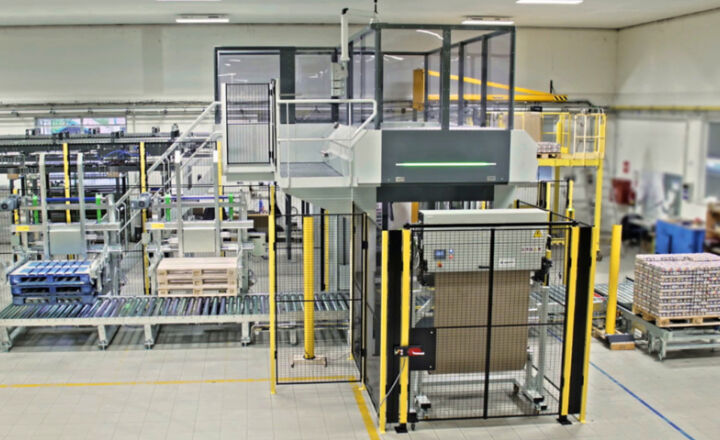 Scott | End-of-line palletising project with pal 4.0 and double infeed