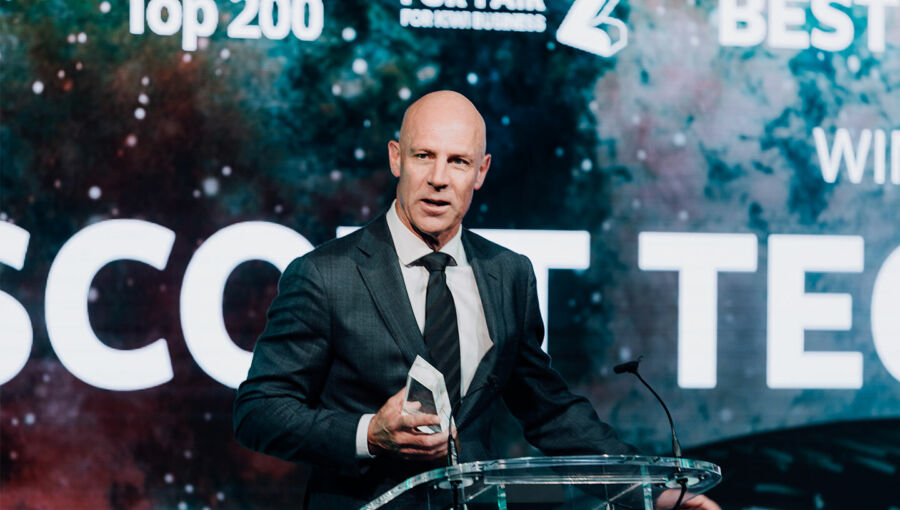 Scott | Scott wins Best Growth Strategy Award at the Deloitte Top200